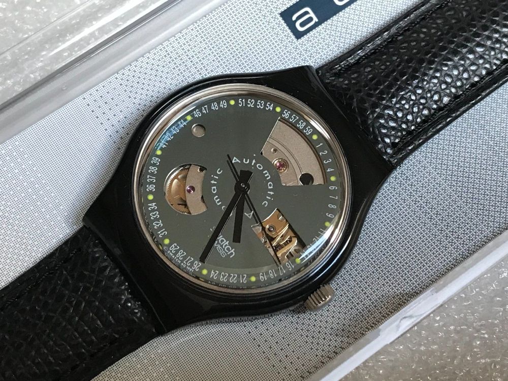 SWATCH AUTOMATIC BLACK MOTION SAB100 NEU (Neu und originalverpackt) in für CHF 49 – mit ...