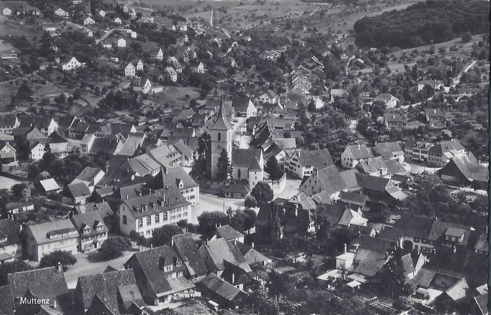 Muttenz Flugaufnahme Nr.1884 , 1950 | Kaufen auf Ricardo