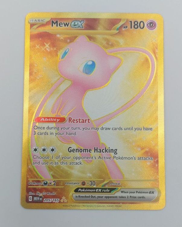 Mew ex (205/165 Set MEW 151) NM / ENG | Kaufen auf Ricardo