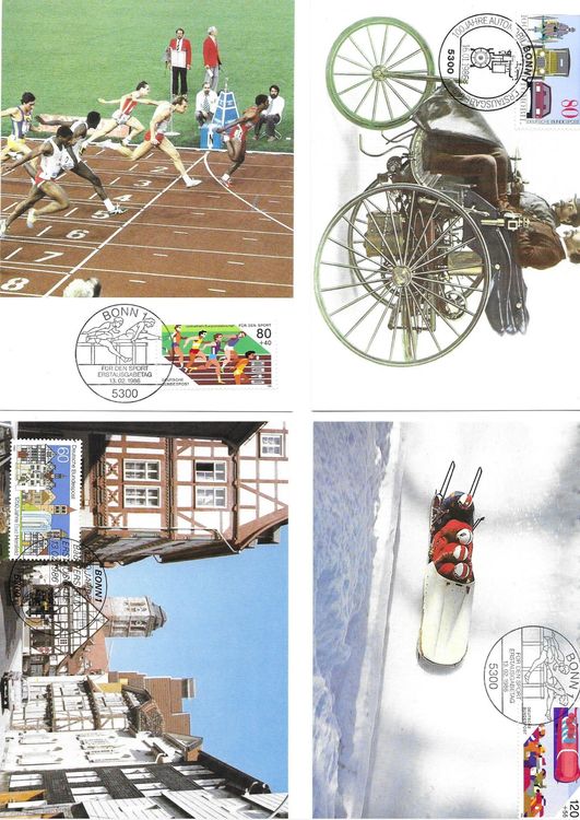 BRD Maximum-Karten 1986, komplett (Neu (gemäss Beschreibung)) in Rheineck für CHF 2.5 – mit ...