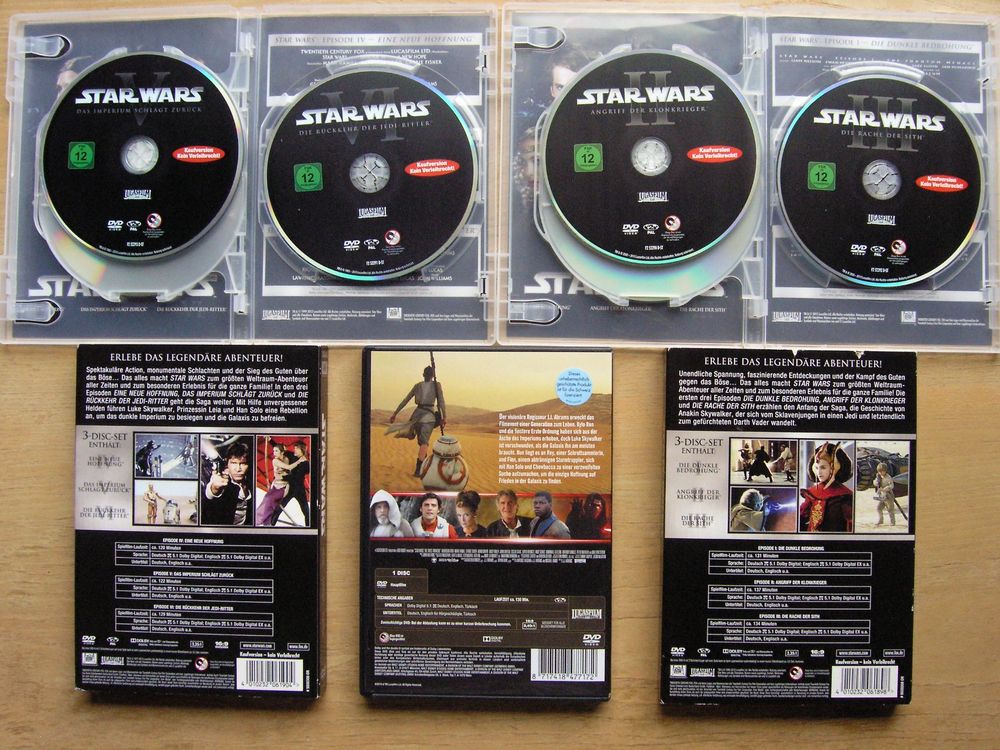 STAR WARS DVD COLLECTION I - VII | Kaufen auf Ricardo