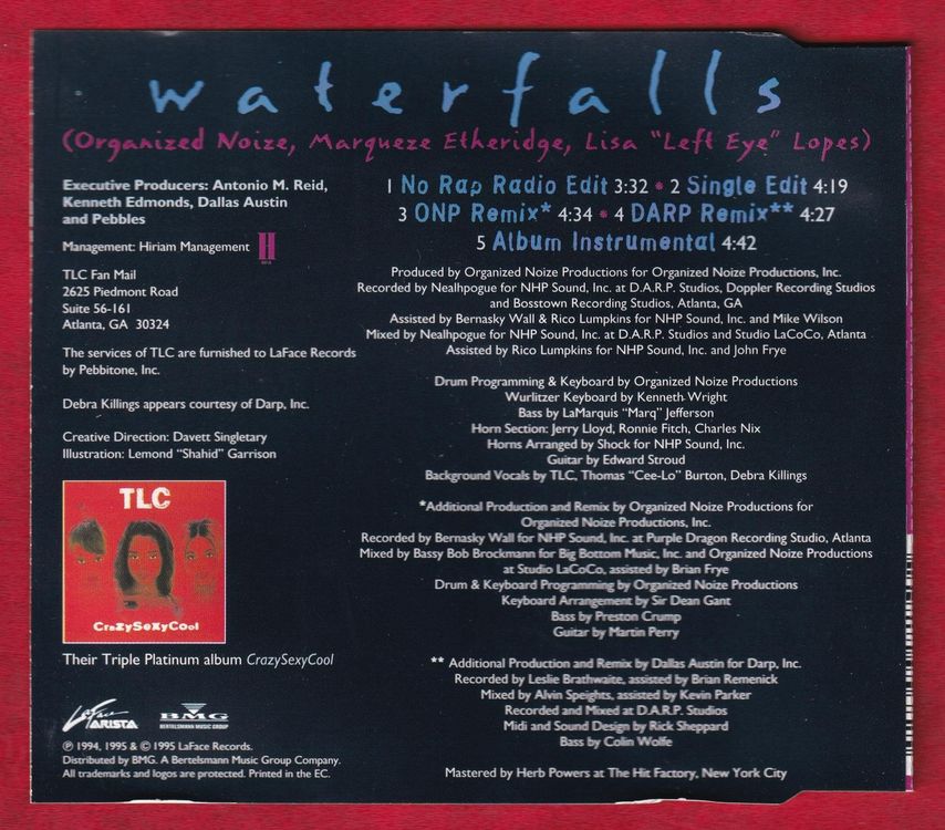 TLC - Waterfalls (CD) (Gebraucht) in Zürich für CHF 3 – mit Lieferung ...