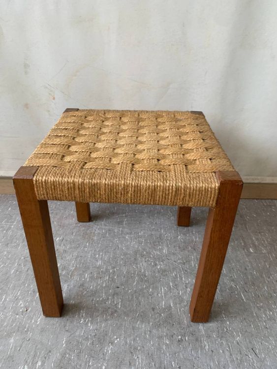 Vintage Hocker mit geflochtener Sitzfläche L 7204 (Gebraucht) in für ...