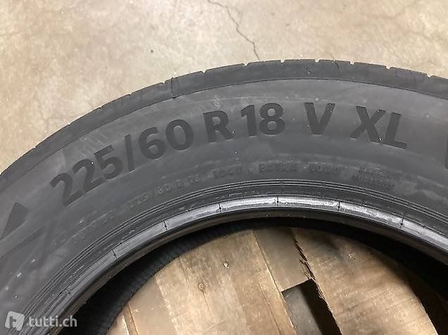 Neue Sommerreifen Continental 225/60R18 mit 8mm Profil | Kaufen auf Ricardo