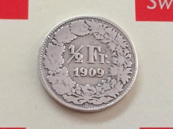 1/2 Franken 1909 ss, nur 1,0 Mio! | Kaufen auf Ricardo