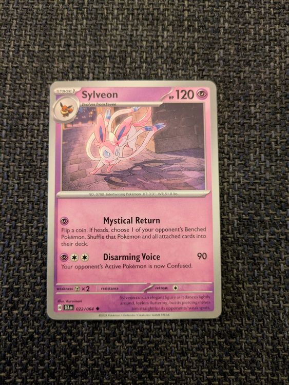 SYLVEON, SHROUDED FABLE, SFA22, UNC, 2024, ENG, NM/MT (Gebraucht) in ...