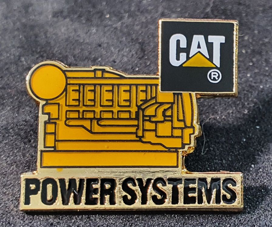 BB295 - Pin CATERPILLAR CAT Logo Baumschinen Power Systems (Gebraucht ...