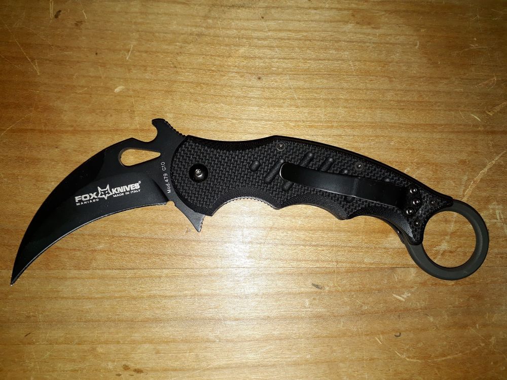 Fox Knives Karambit Messer - Folder mit Emerson-Flipper (Gebraucht) in ...