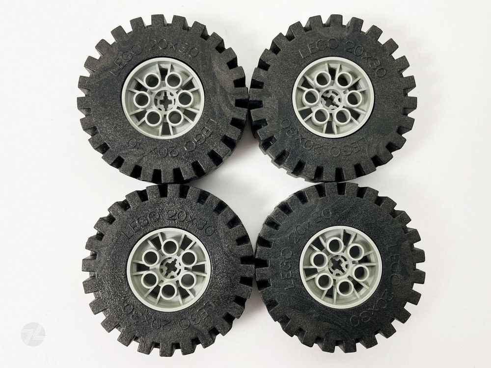 Lego 20x30 Reifen Pneu 4x Set Technic Wheel 4266 / 4267 (Gebraucht) in ...