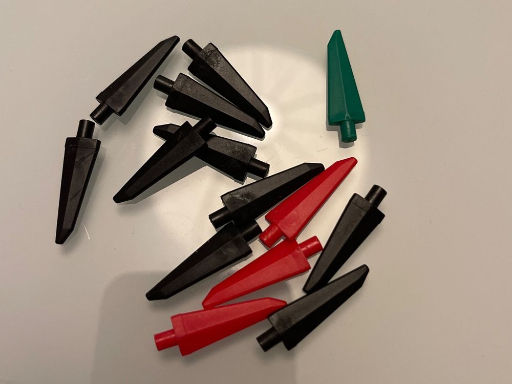 Lego 14 x Weapon Sword, Spike Flexible 3.5L with Bar - 64727 (Gebraucht ...