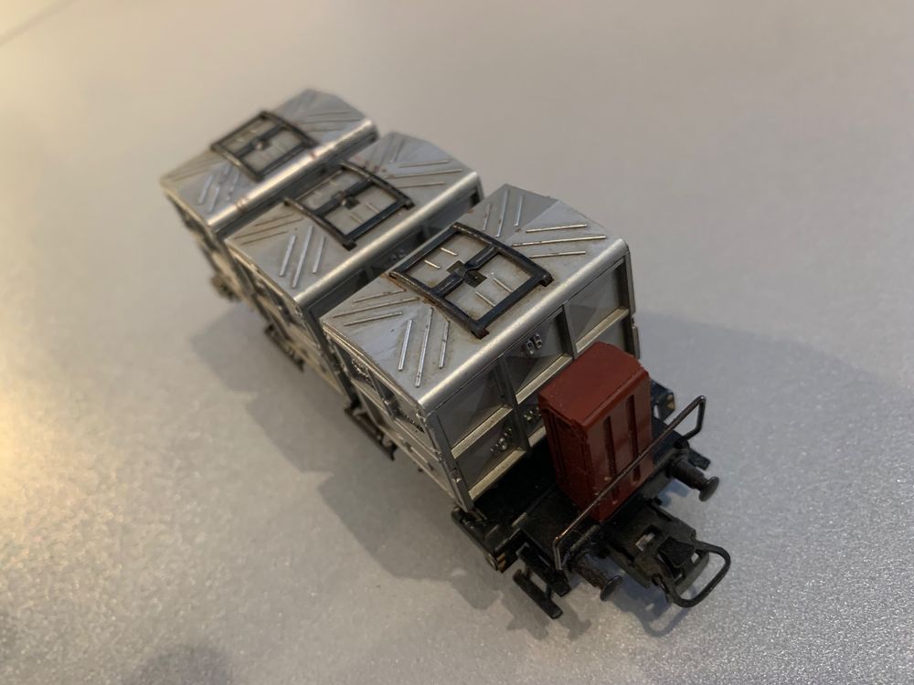 Märklin 4614 - DB Behältertragwagen BTmms 51 - ohne OVP (D'occasion) à ...