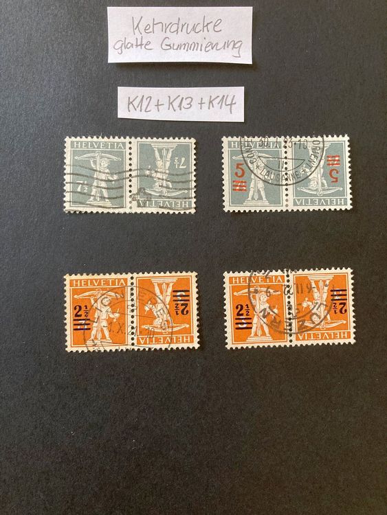 Kehrdrucke gestempelt K12,K13,K14 | Kaufen auf Ricardo