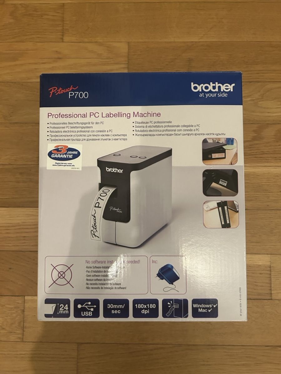 Brother P-touch P700 Etikettendrucker - Top Zustand! (Gebraucht) in St ...