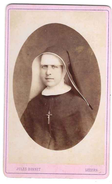 CDV Sr. Maria Theresia Scherer, Ingenbohl, Meggen, RAR!!! | Kaufen auf ...