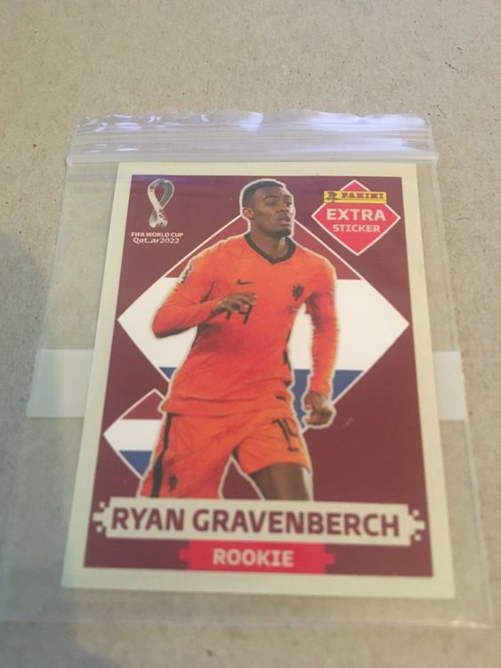 Panini WM 2022 - Extra-Sticker (GRAVENBERCH) (Neu (gemäss Beschreibung)) in Bassersdorf für CHF ...