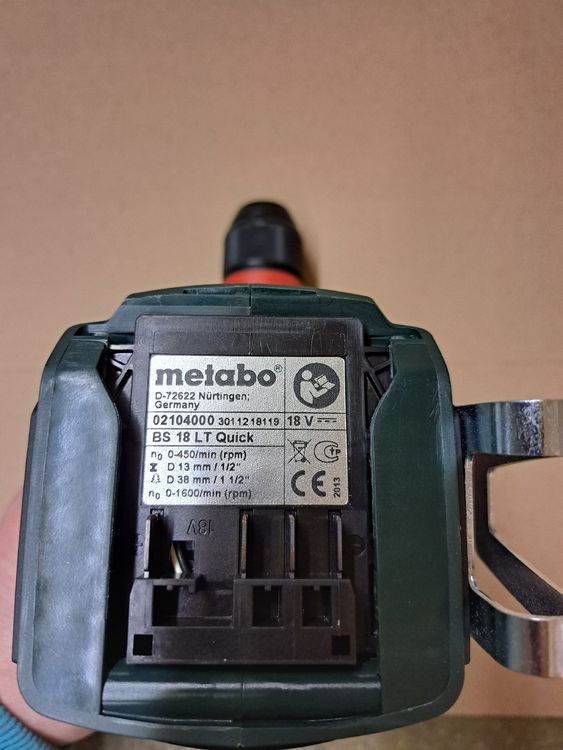 Metabo BS 18 LT Quick Akku-Bohrschrauber Unbenutzt (Neu und ...