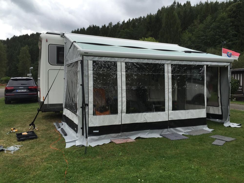 Wohnmobil Vorzelt Thule Residence G3 zu 5m Markise 9200 3m (Gebraucht ...