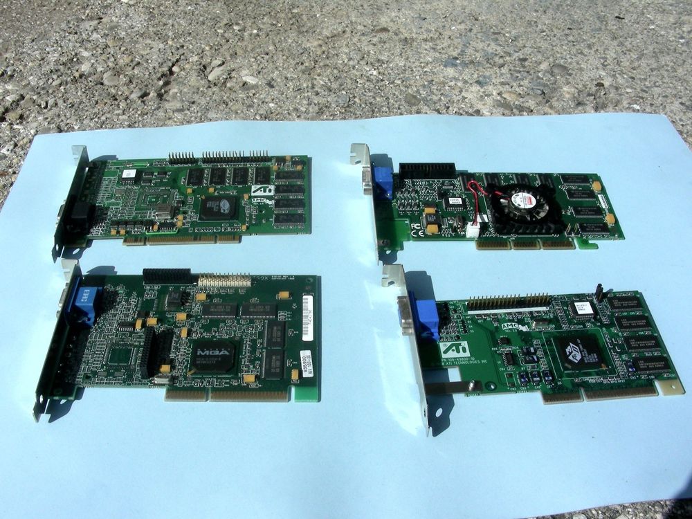 Graphic cards Oldies 4 , Lot 4 anciennes cartes (D'occasion) à ...