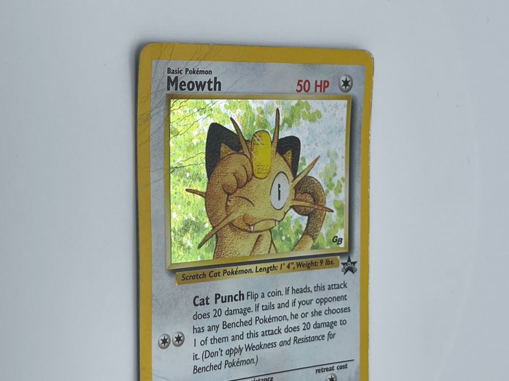 Meowth #10 Holo Pokémon GameBoy Black Star Promo (Neu (gemäss ...