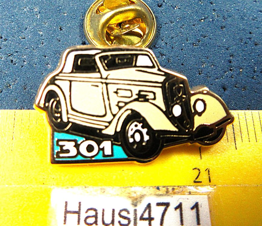 PEUGEOT 301 AUTO OLDTIMER ENAMEL PIN (Gebraucht) in Ettingen für CHF 4. ...