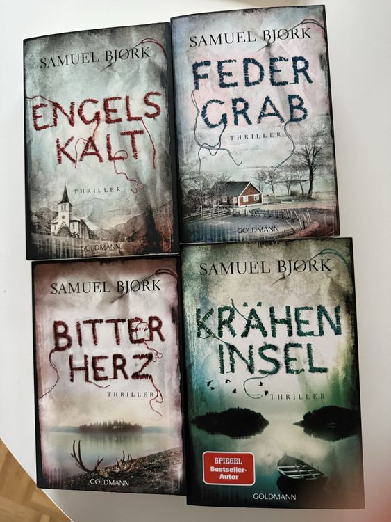4 Thriller Samuel Bjork Kräheninsel Feder Grab (Gebraucht) in Reinach ...