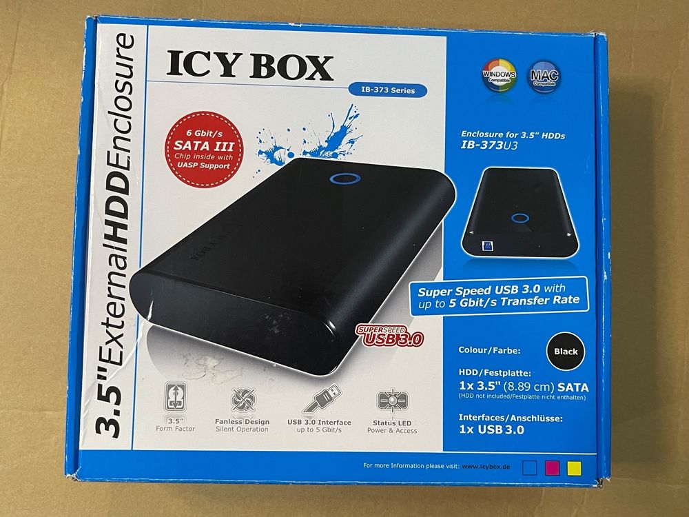 HDD ENCLOSURE 3.5" Icy Box USB 3.0 (Gebraucht) in Vevey für CHF 25 ...