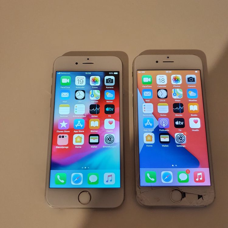 2× IPhone 6 (Gebraucht) in Seewen SO für CHF 50 – nur Abholung auf ...