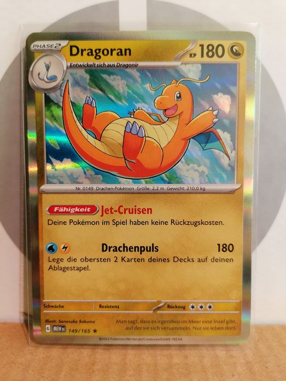 DRAGORAN HOLO 151 POKEMON KARTE 149/165 (Gebraucht) in Uerzlikon für CHF 3 – mit Lieferung auf ...