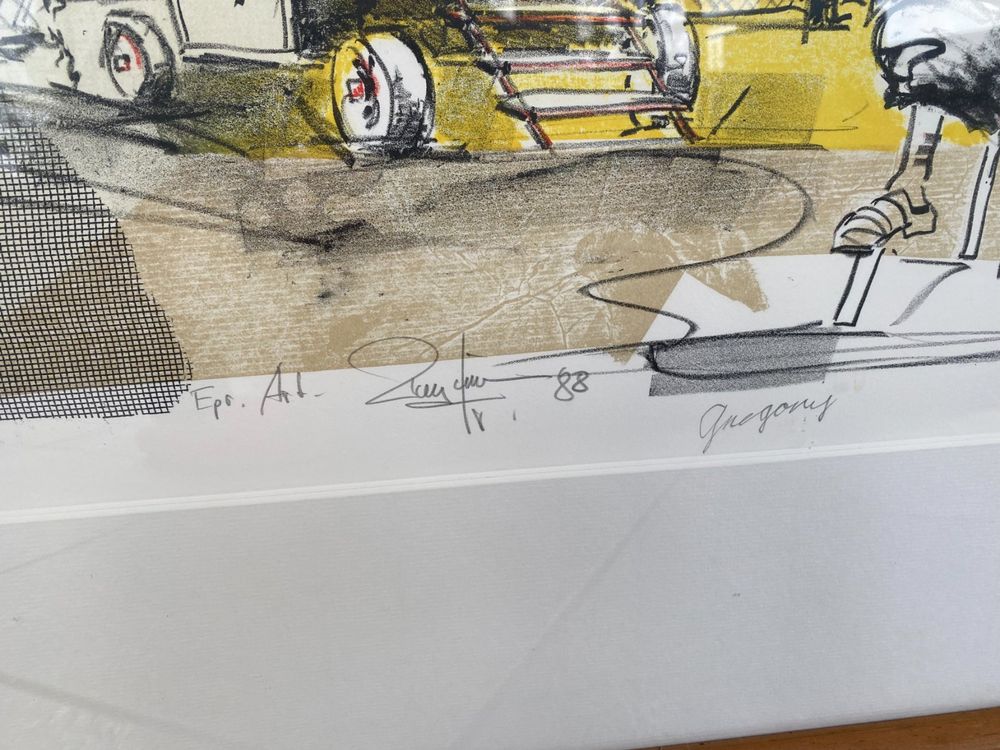 Rolf Knie Lithographie | Pferd mit Knie-Zelt (Gebraucht) in Henggart für CHF 260 – nur Abholung ...