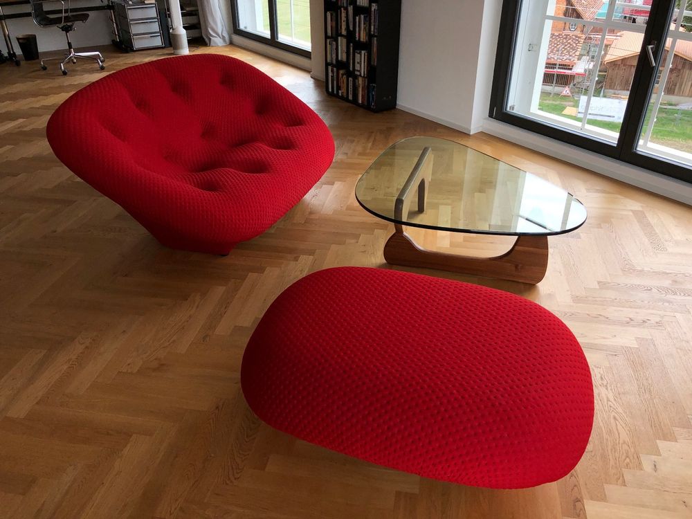 Ligne Roset "Ploum" Sofa und Hocker (D'occasion) à Stettlen pour CHF 1500 – retrait uniquement ...