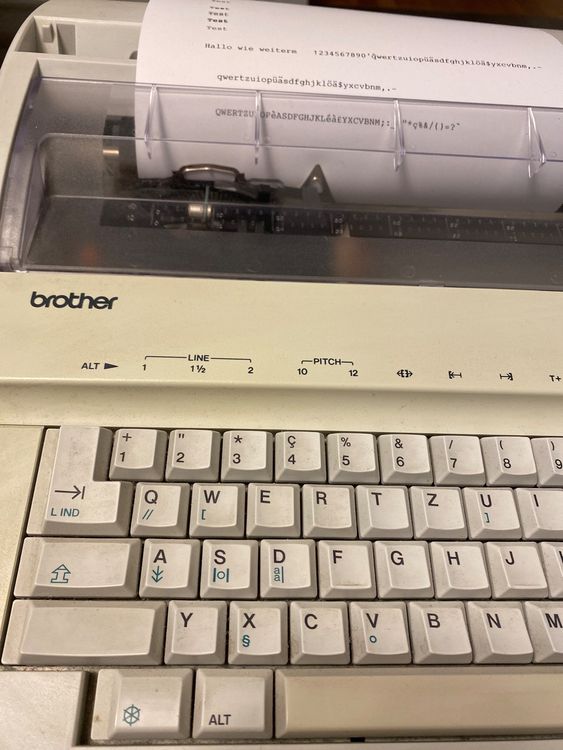 Schreibmaschine Brother AX-100 (Gebraucht) in Winterthur für CHF 10 ...