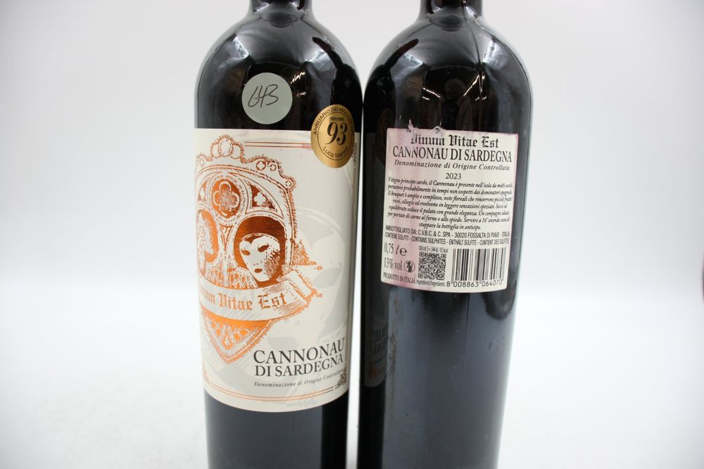 5x Vinum Vitae Cannonau di Sardegna Rotwein (26053063Z) (Neu (gemäss ...
