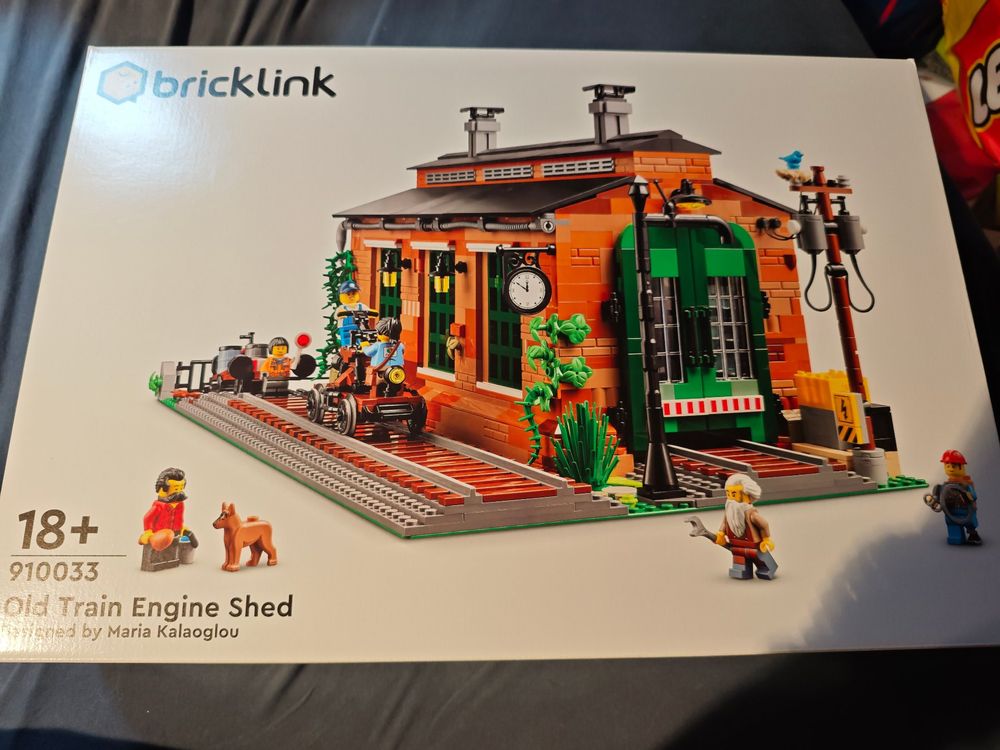 Bricklink LEGO Set 910033, Old Train Engine Shed (Neu und ...