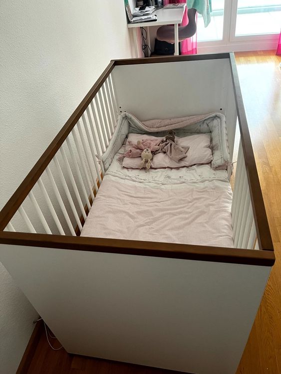 Babybett und Kinderbett von Pinolino "Tuula" inkl. Matratze (Gebraucht ...