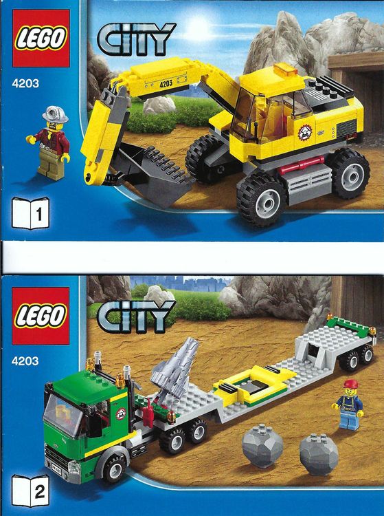 LEGO® 4203 City Construction - Excavator Transport (Neu (gemäss ...