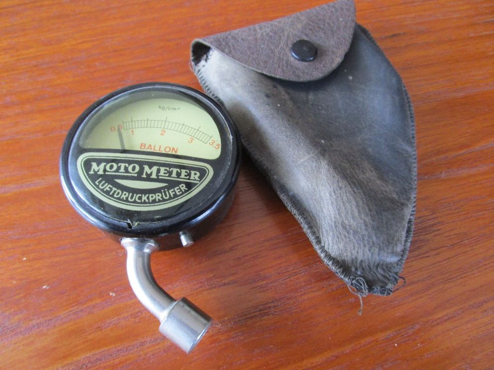 Luftdruckprüfer Moto Meter mit Etui aus ca. 1935 | Kaufen auf Ricardo