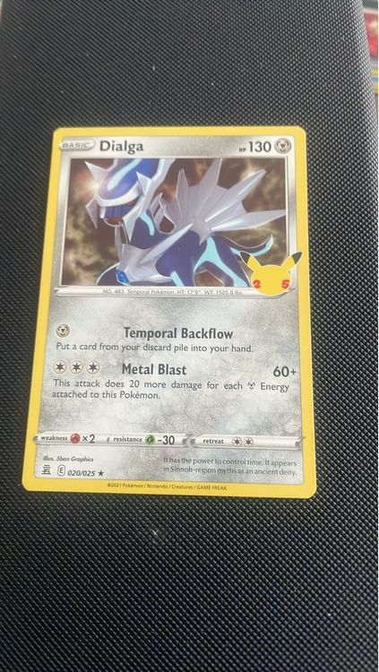 Pokemon Karte Dialga 020/025 Celebrations Selten! (Neu (gemäss ...