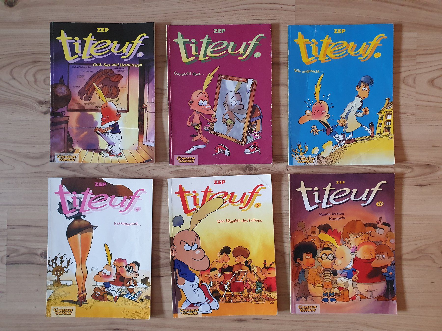 Titeuf Comic Sammlung, 6 Bände, ZEP! (Gebraucht) in Worb für CHF 48 ...