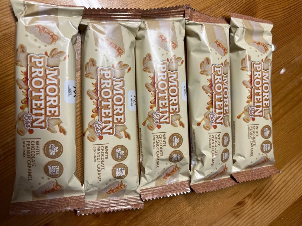 More Nutrition Protein Riegel White Chocolate Penut Caramel | Kaufen ...