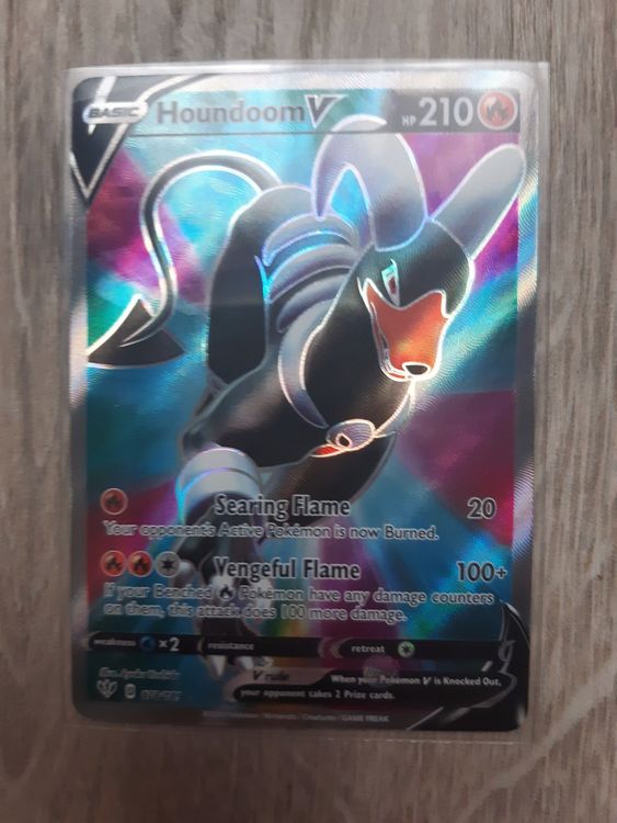Pokemon Darkness Ablaze #178 Houndoom V FullArt | Kaufen auf Ricardo