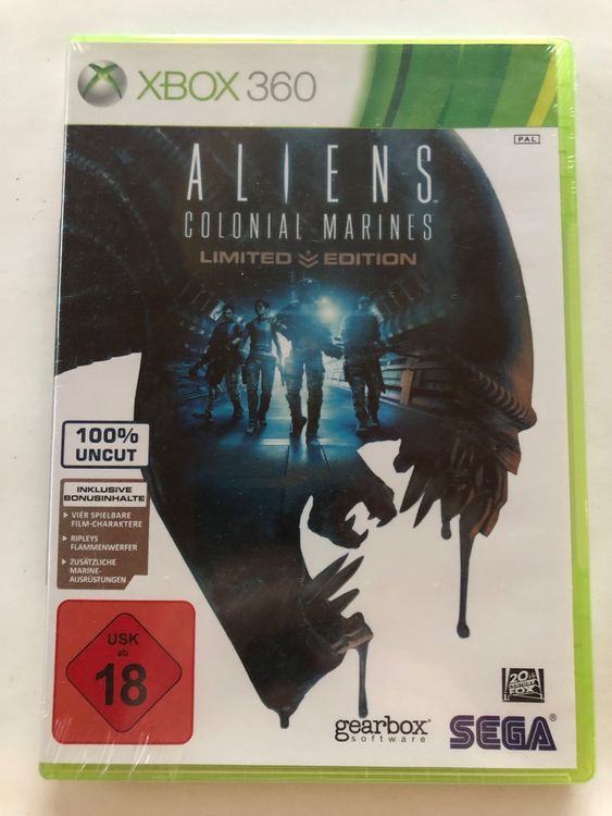 Alien Colonial Marines Limited Edition für Xbox 360 Neu (Neu und ...