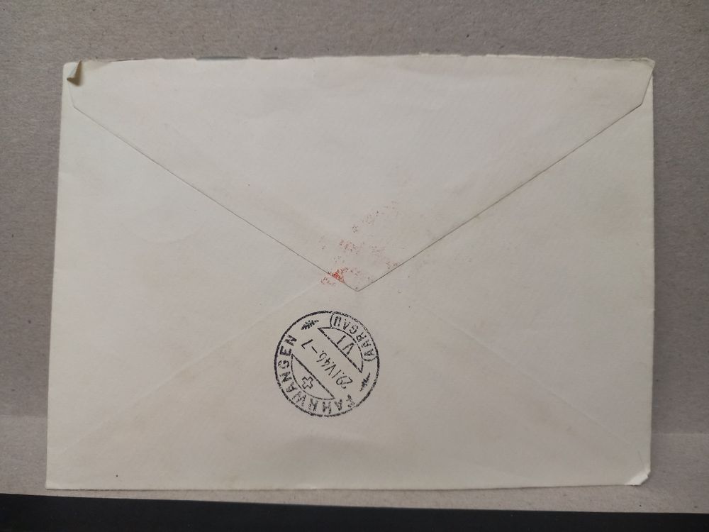 Belle enveloppe philatélique d'Aarau 1946, exposition. (D'occasion) à ...