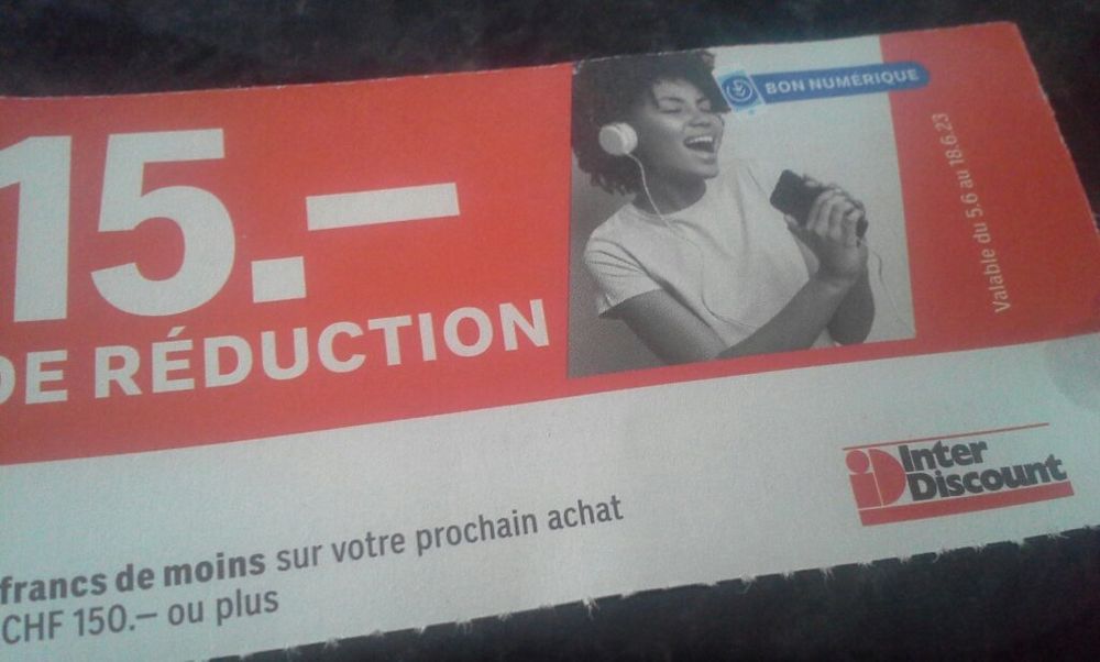 15.- Rabat INTERDISCOUNT ab 150.-Einkäuf (Neu und originalverpackt) in ...