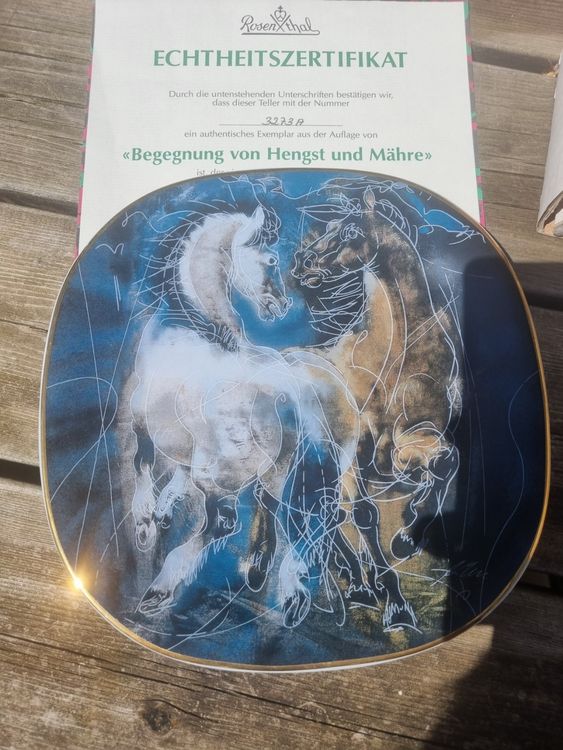 Assiette de collection, Hans Erni, Rosenthal | Kaufen auf Ricardo