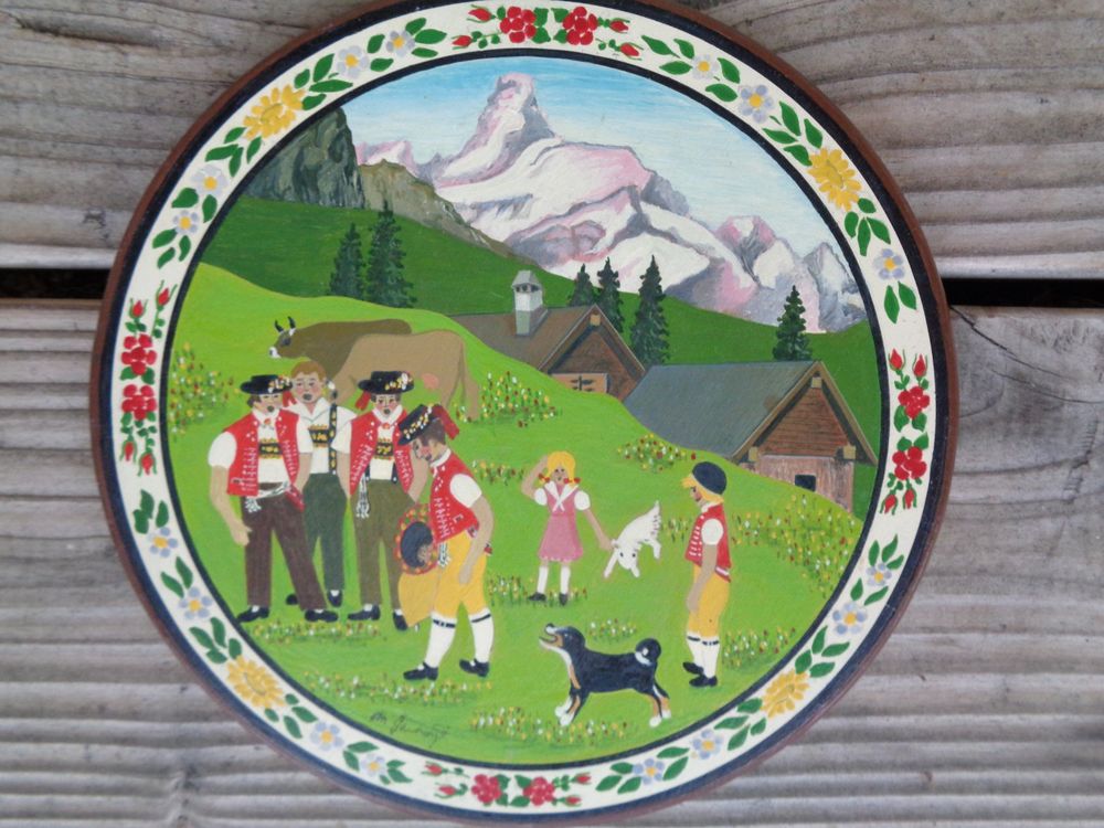 APPENZELLER BILD SCHELLE SCHÖTTE BAUERNMALEREI NAIV MALEREI | Kaufen auf Ricardo