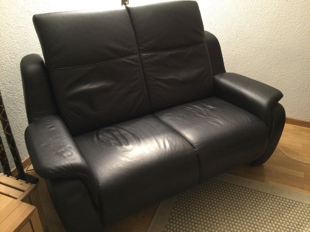 Sofa Leder sehr gut erhalten 2er | Kaufen auf Ricardo