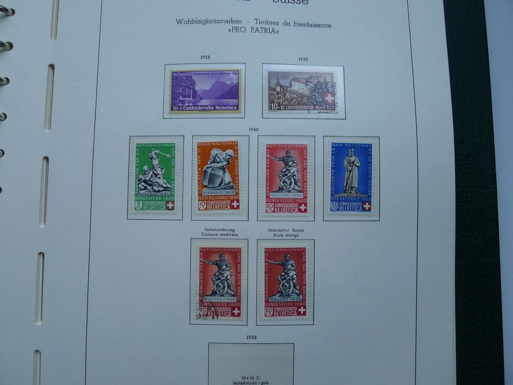 VD Album mit Pro Patria + Pro Juventute + Blocks 84 Bilder (Gebraucht ...