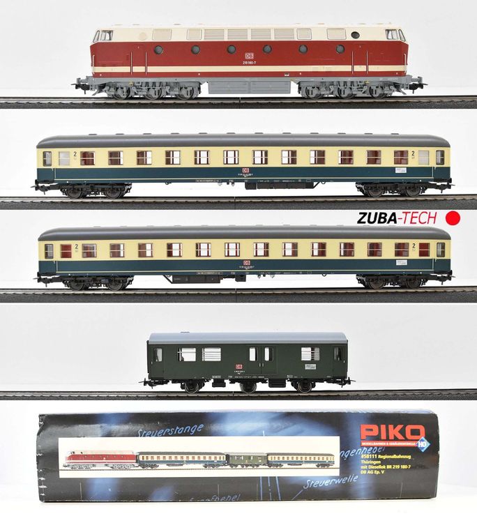 Piko 58111 Regionalbahnzugset Türingen DB H0 GS mit OVP (Gebraucht) in ...