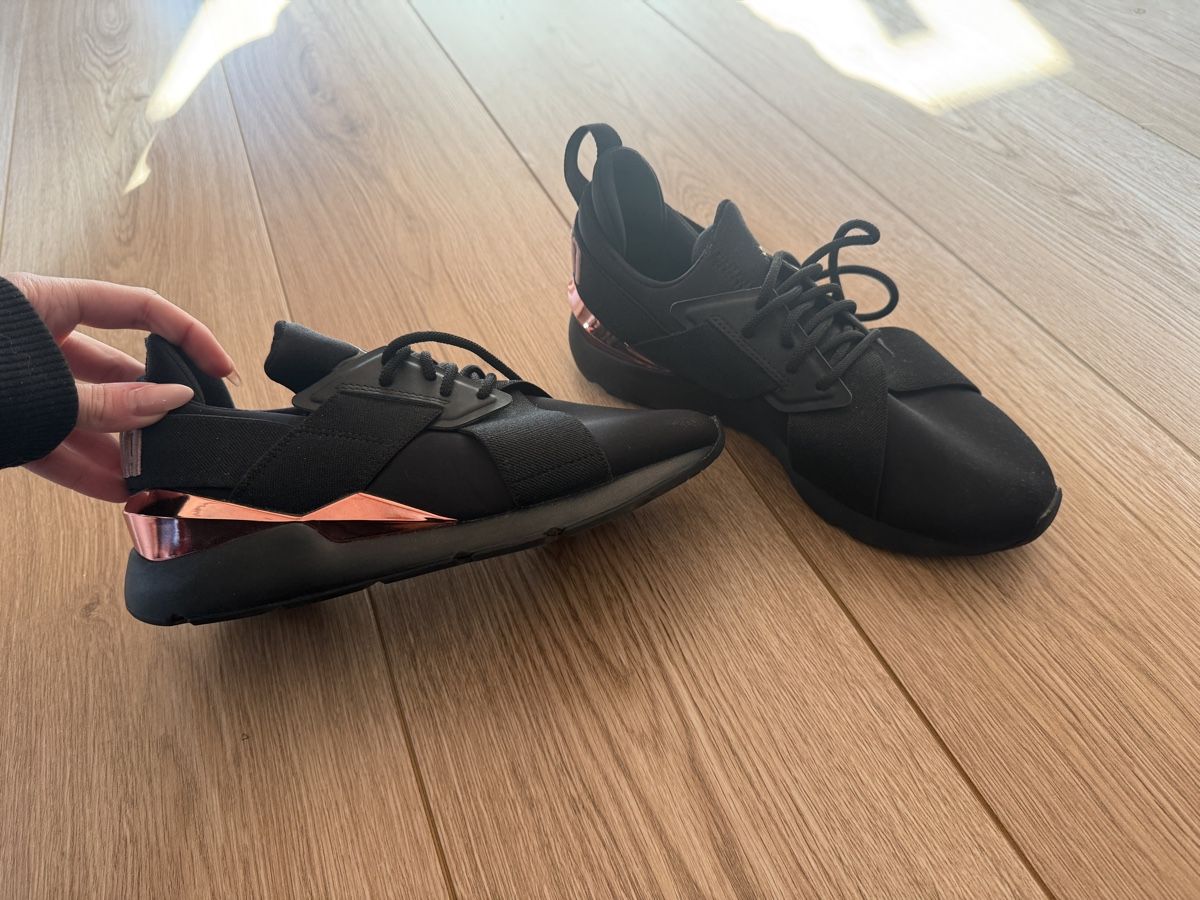 Puma Muse Metal Noir Rose Doré (37.5) (Gebraucht) in Grand-Lancy für ...