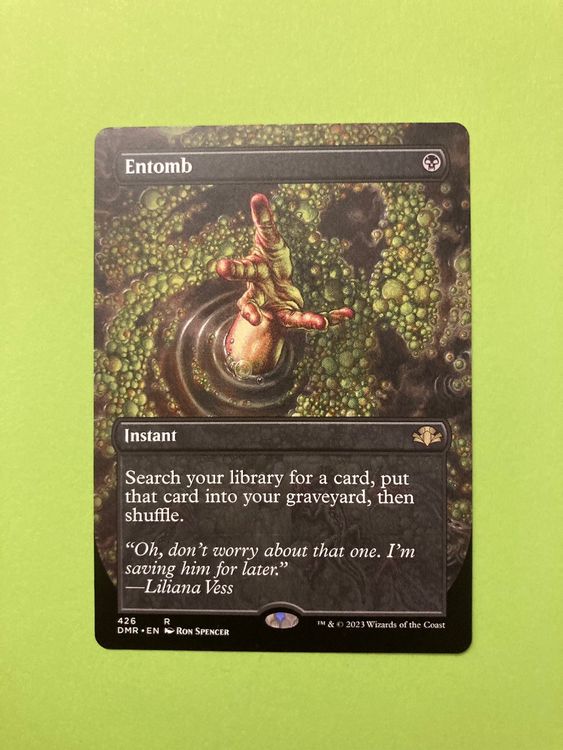 Borderless Entomb Dominaria Remastered NM (Neu (gemäss Beschreibung ...